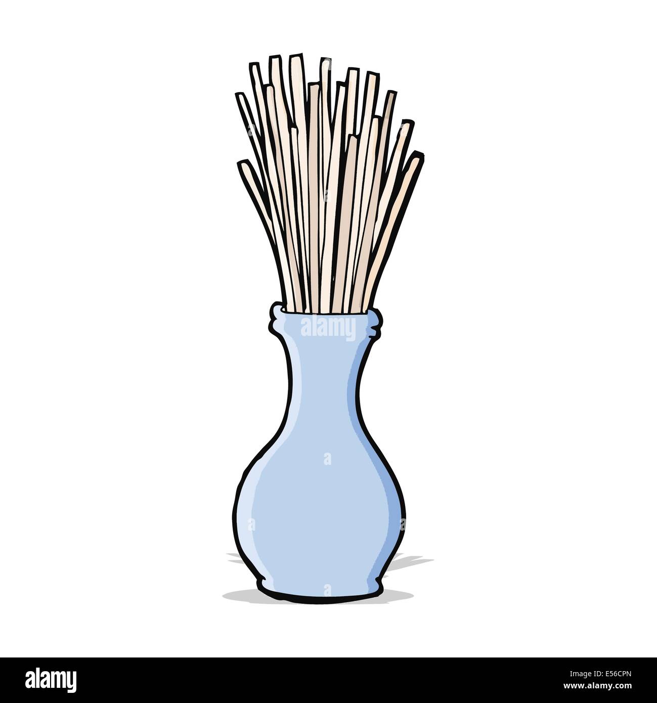 cartoon reeds in vase Stock Vector Image & Art - Alamy