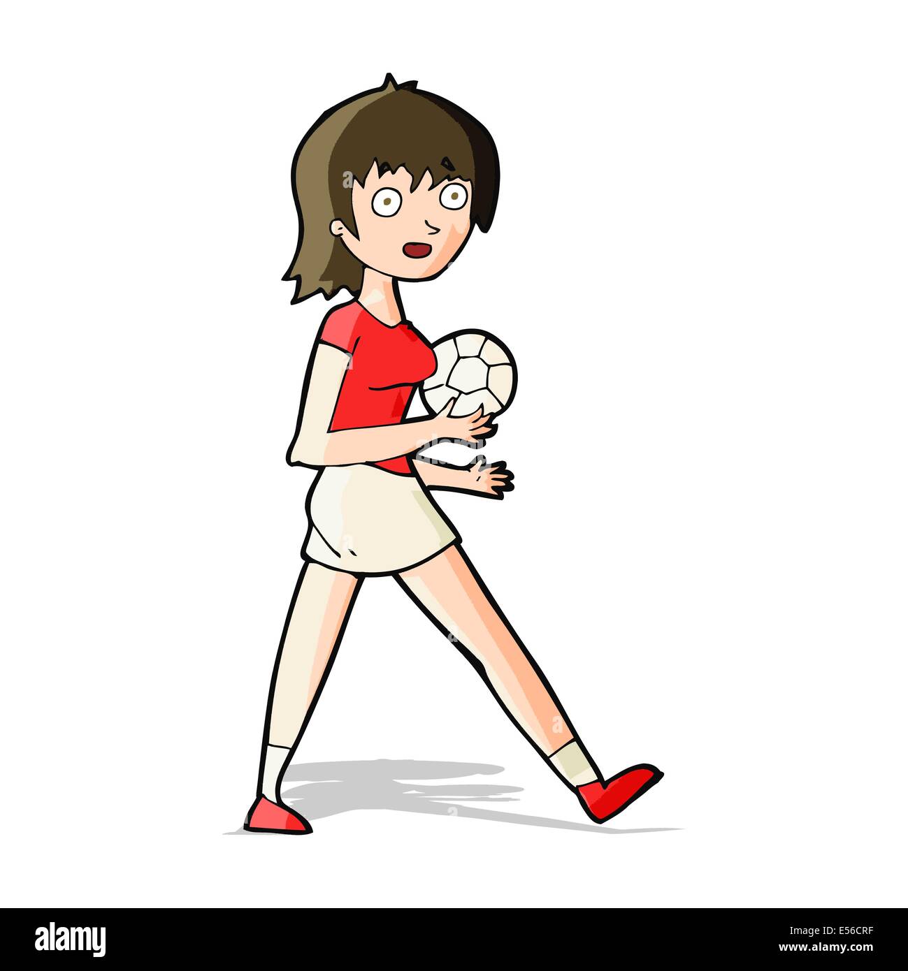Silly soccer Stock Vector Images - Alamy