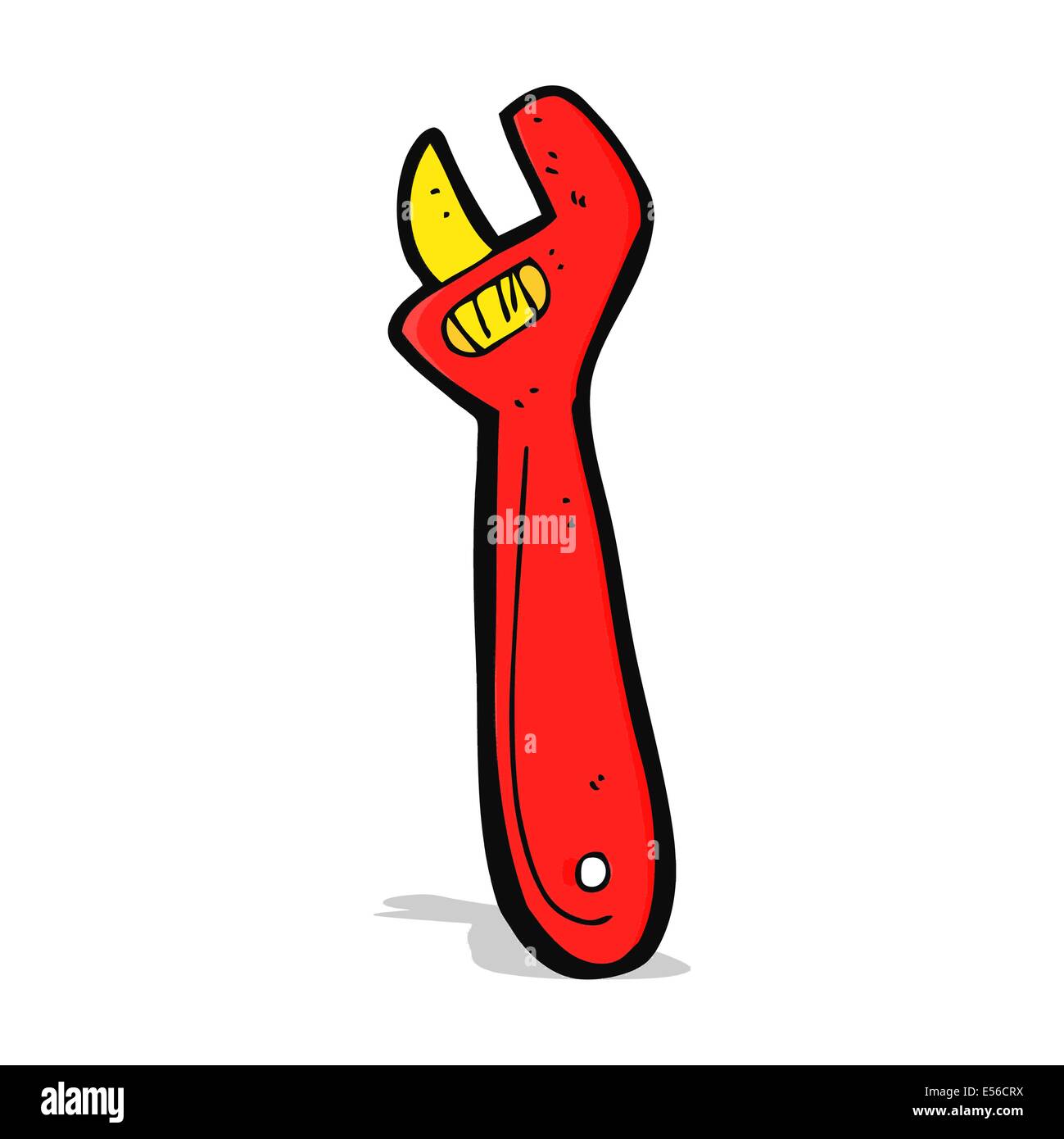cartoon adjustable spanner Stock Vector Image & Art - Alamy