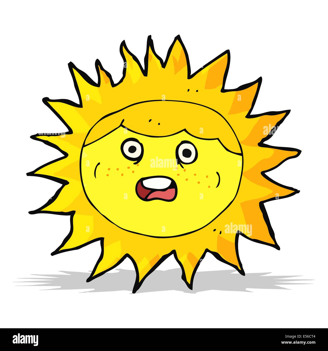 sun cartoon character Stock Vector Image & Art - Alamy