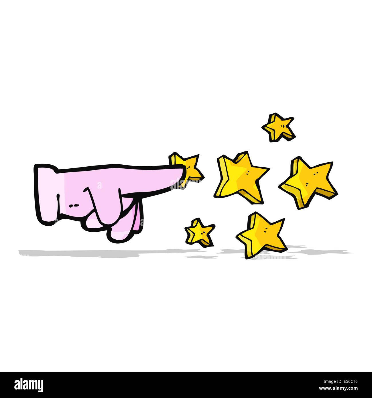 cartoon pointing hand Stock Vector Image & Art - Alamy