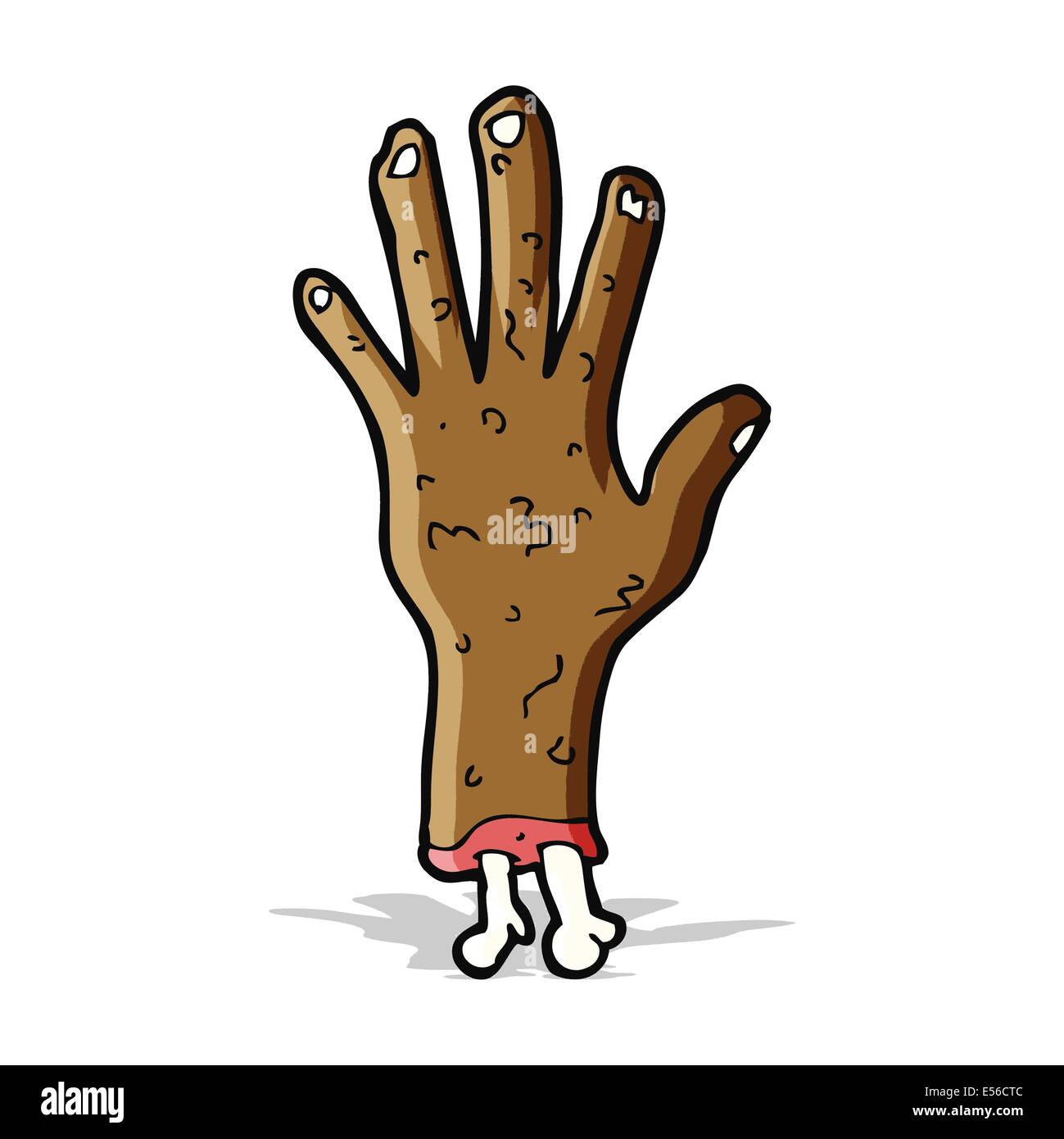 gross zombie hand cartoon Stock Vector Image & Art - Alamy
