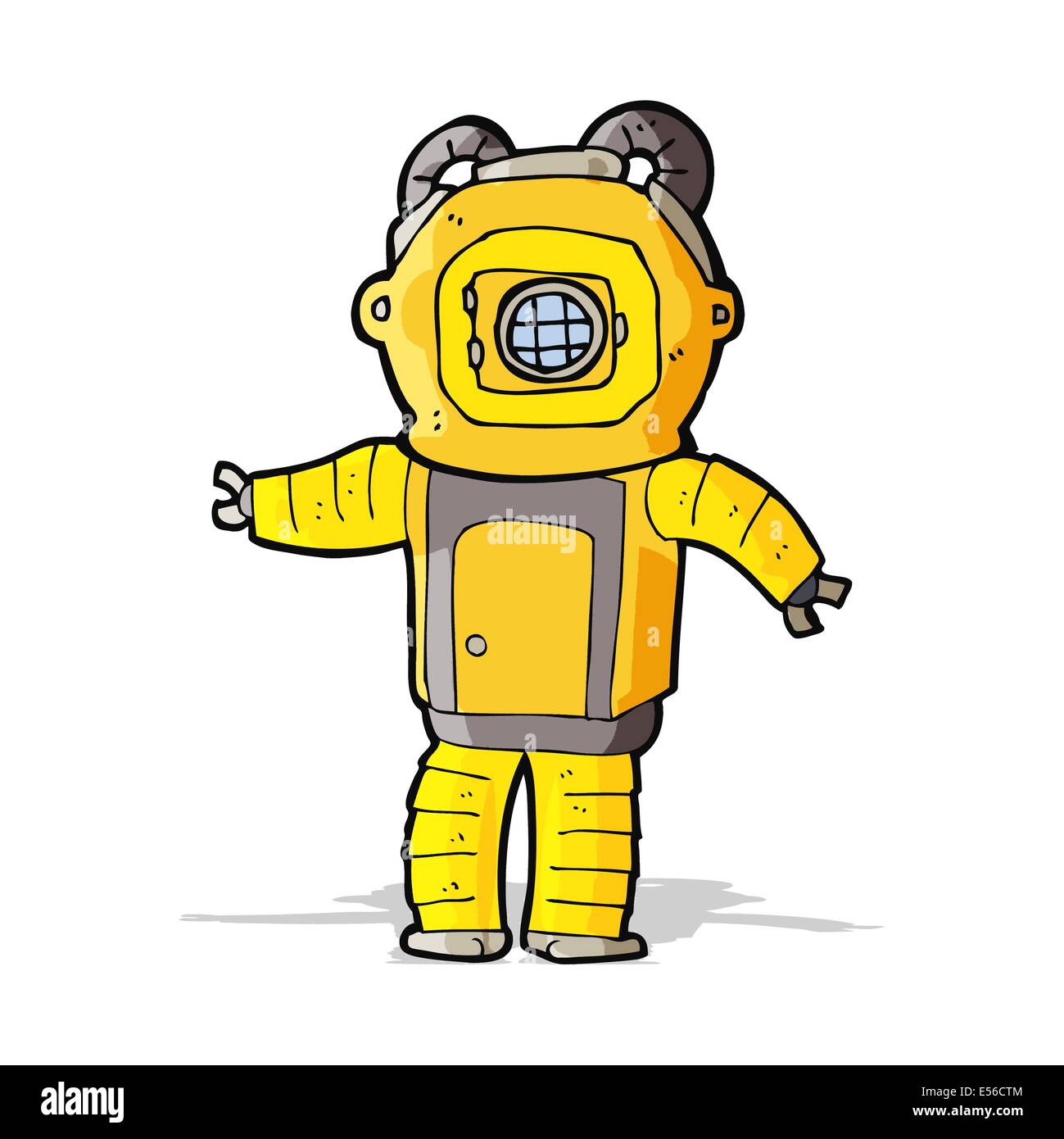 cartoon deep sea diver Stock Vector Image & Art - Alamy