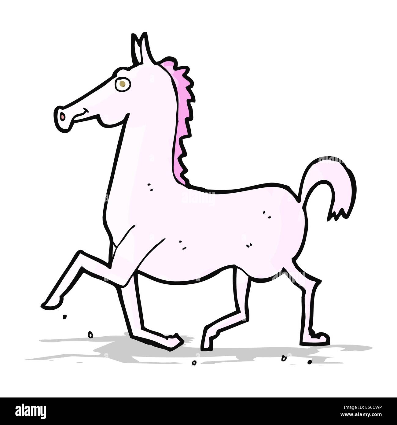 Cartoon prancing horse Stock Vector Images - Alamy