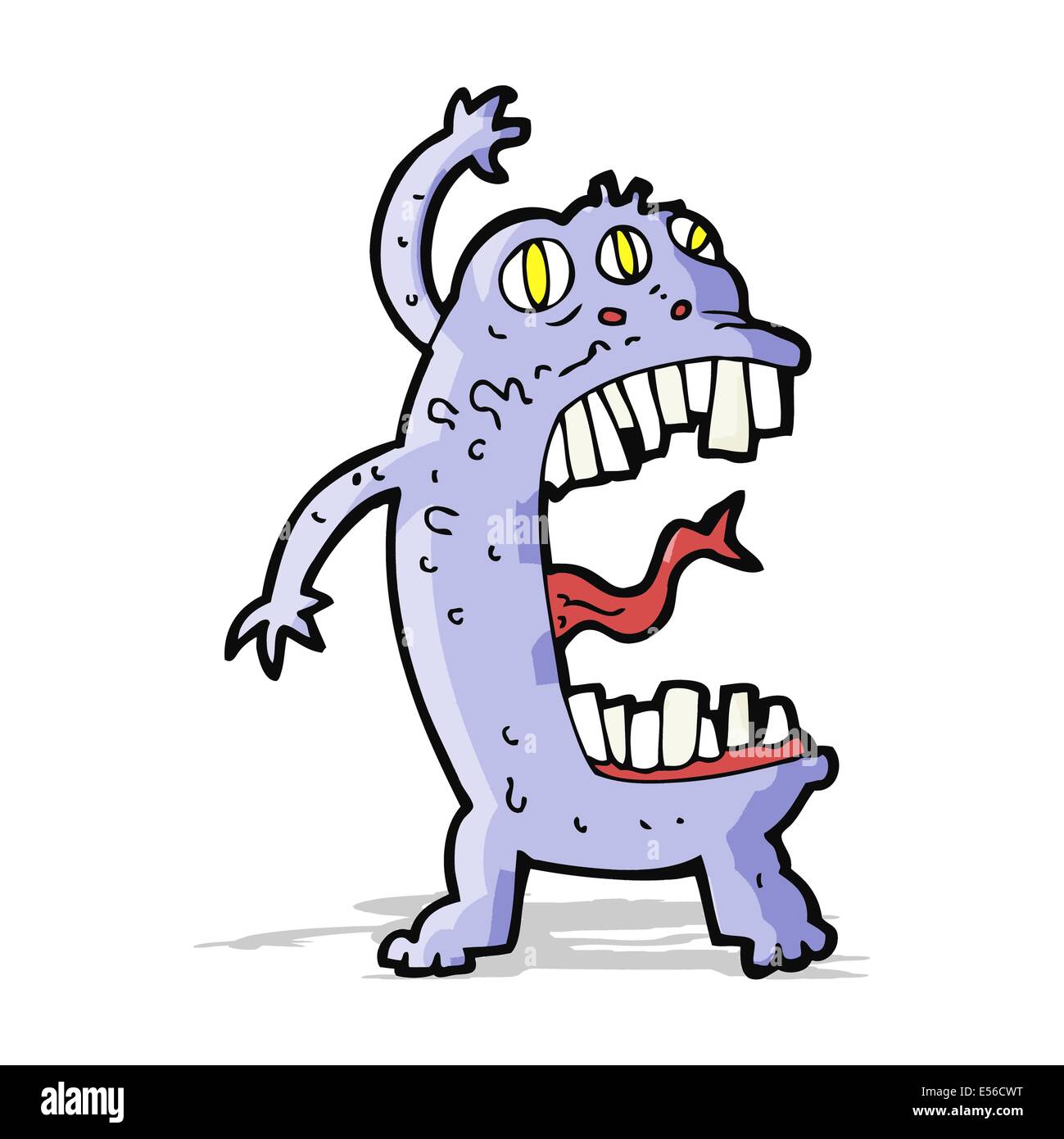 cartoon crazy monster Stock Vector Image & Art - Alamy