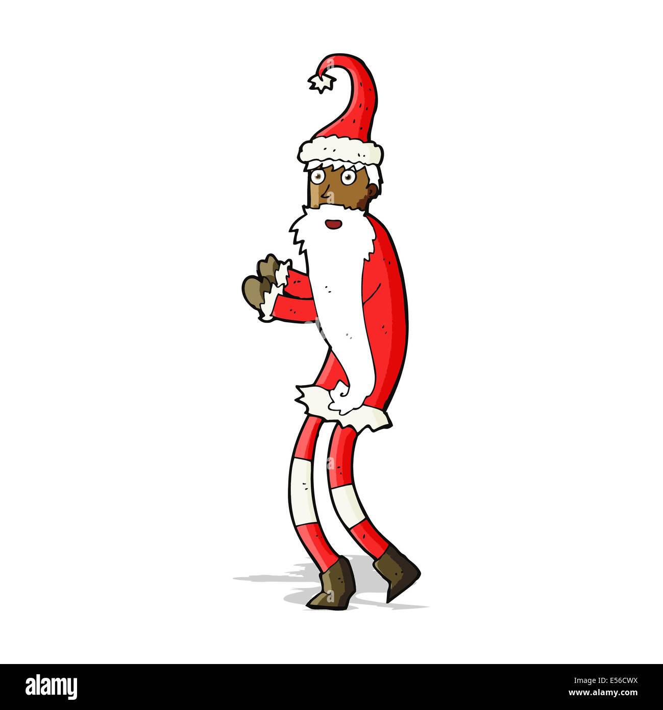 cartoon santa claus Stock Vector Image & Art - Alamy