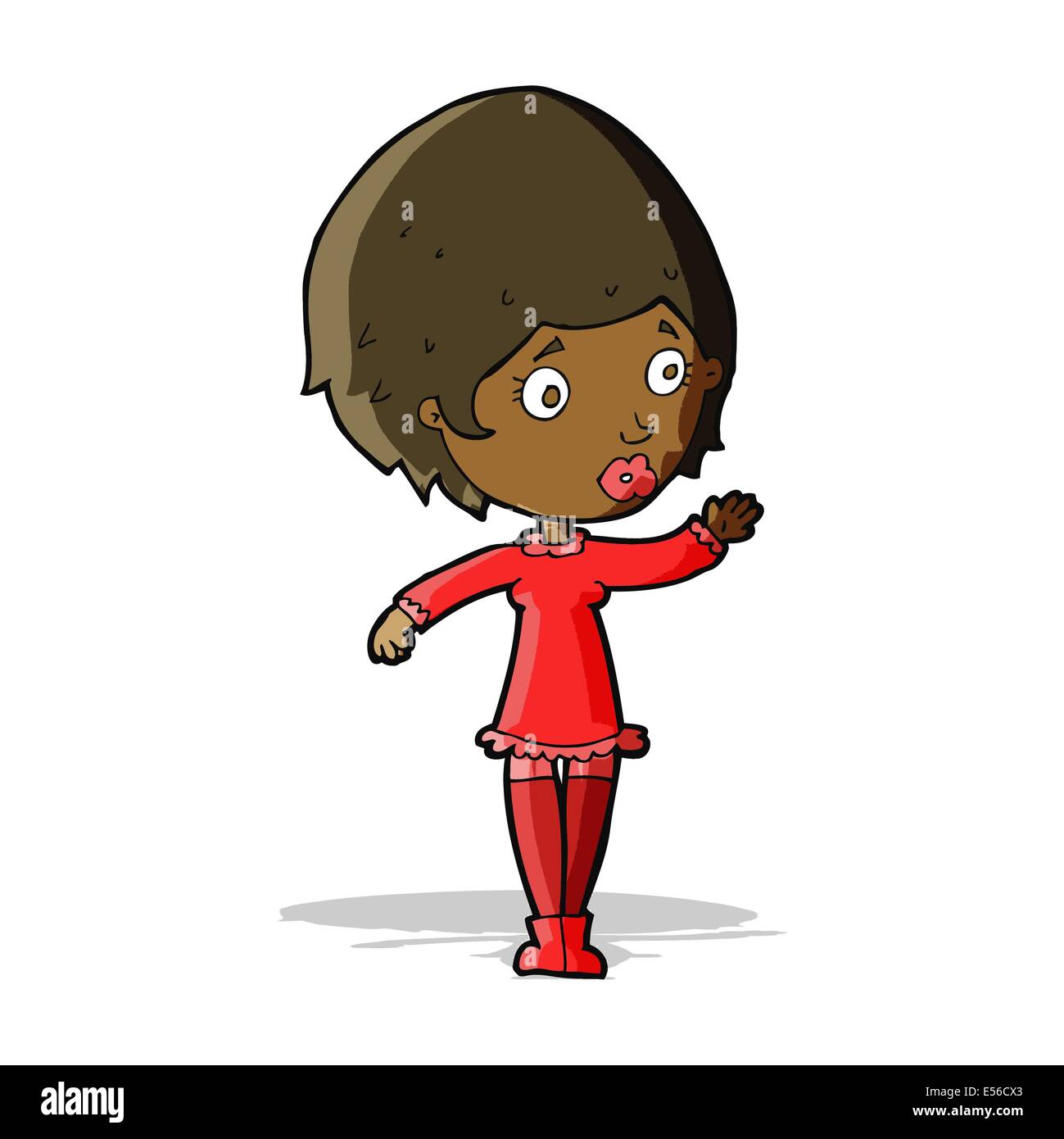 cartoon pretty woman Stock Vector Image & Art - Alamy