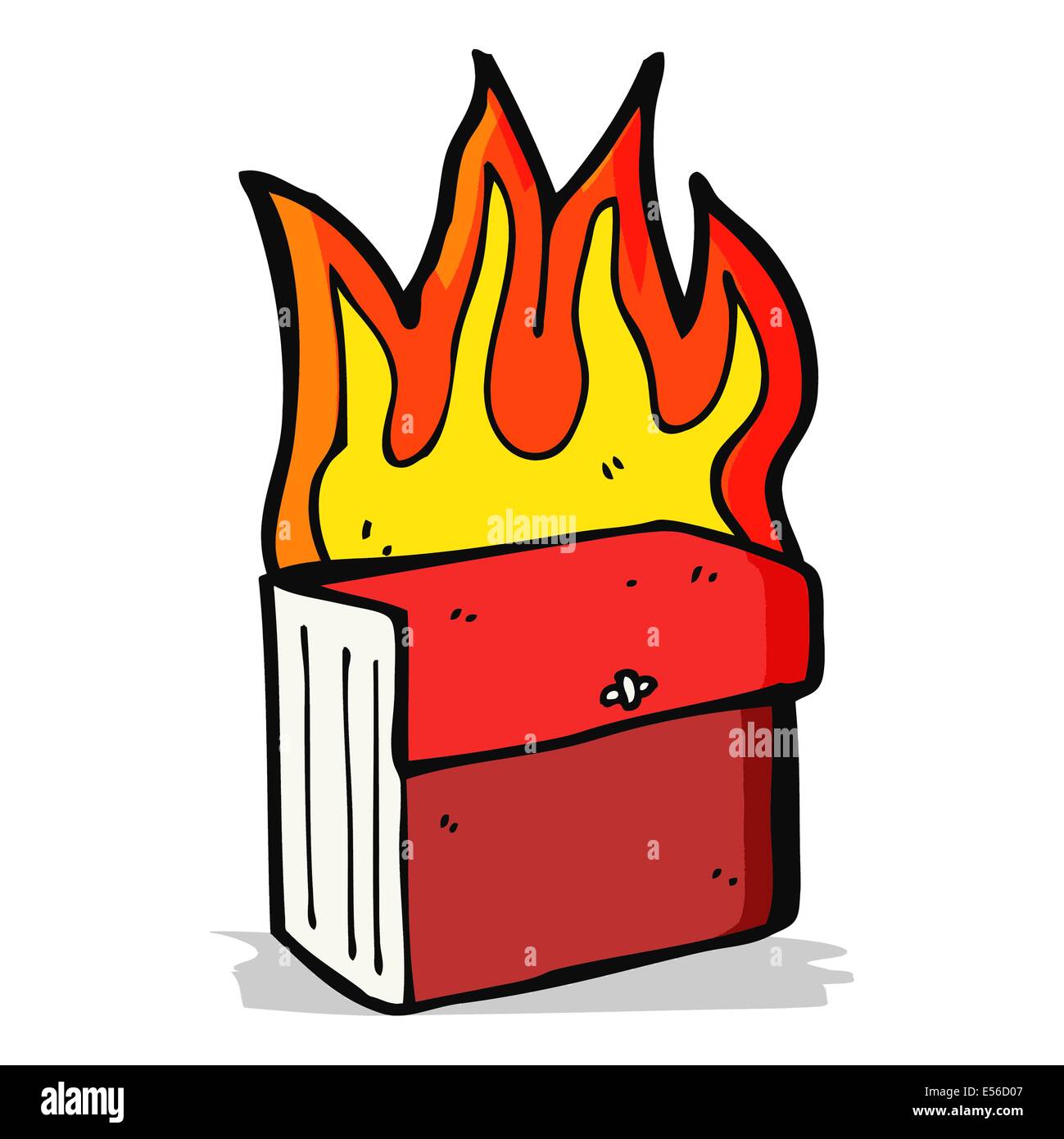 cartoon burning business files Stock Vector Image & Art - Alamy