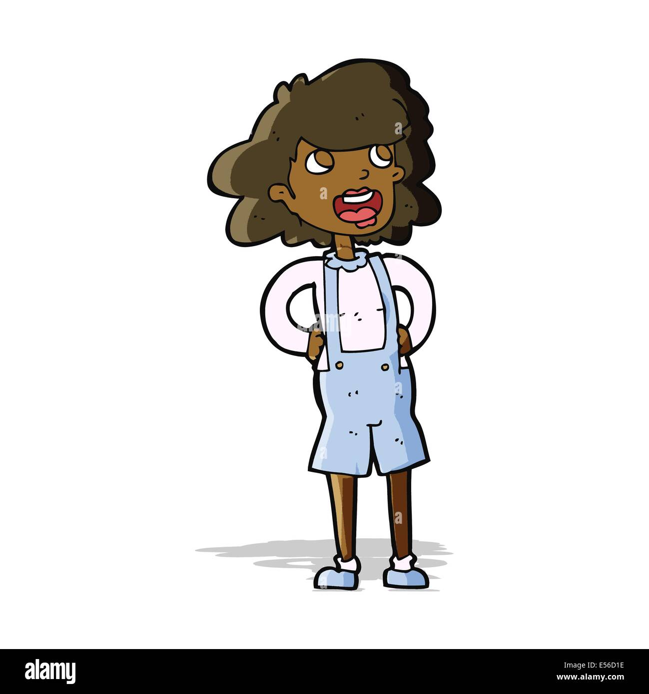 Dungarees vector vectors hi-res stock photography and images - Alamy