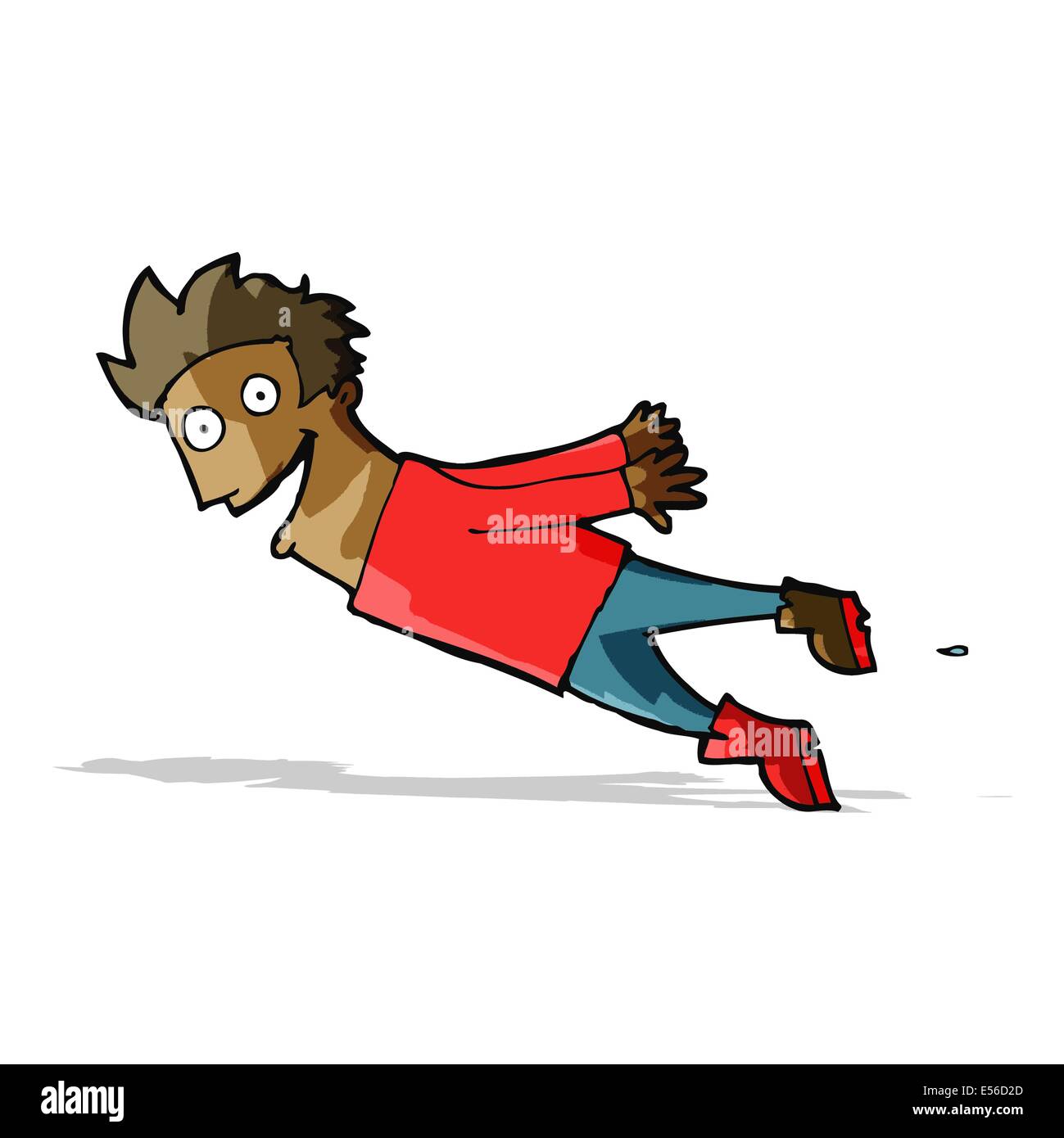 cartoon drenched man flying Stock Vector Image & Art - Alamy