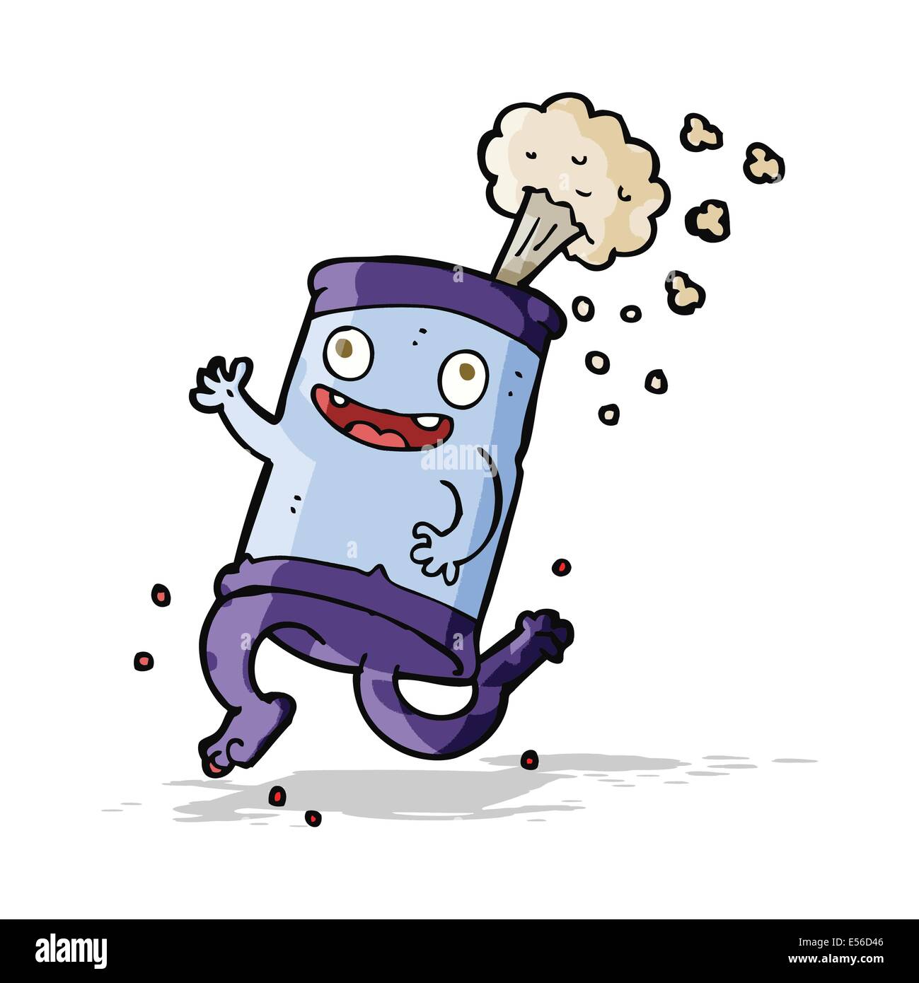 cartoon crazy soda can Stock Vector Image & Art - Alamy