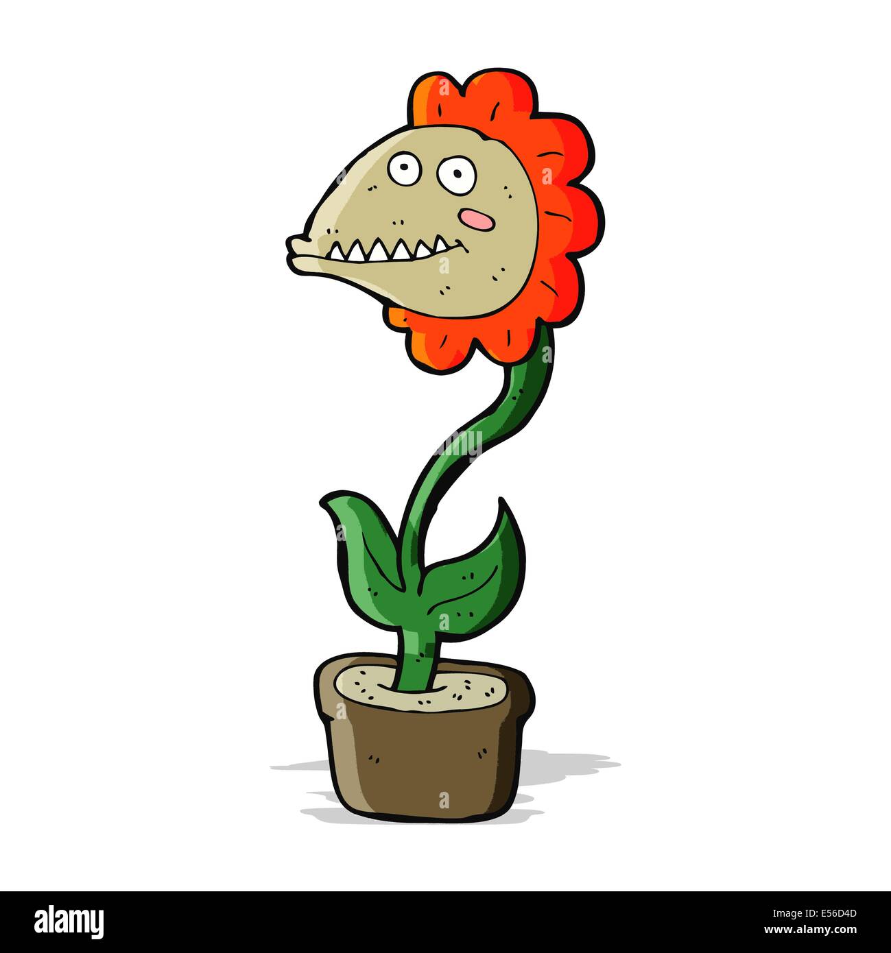 cartoon monster plant Stock Vector Image & Art - Alamy
