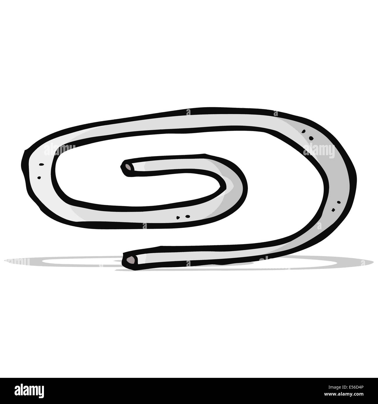 Cartoon paperclip Cut Out Stock Images & Pictures - Alamy