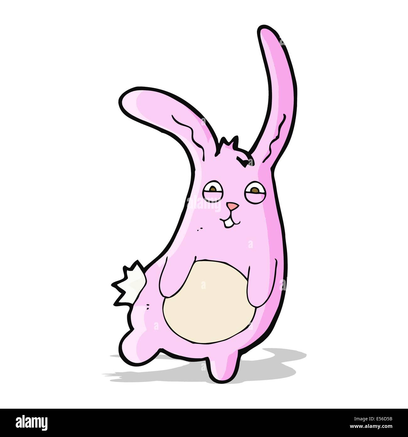 funny cartoon rabbit Stock Vector Image & Art - Alamy