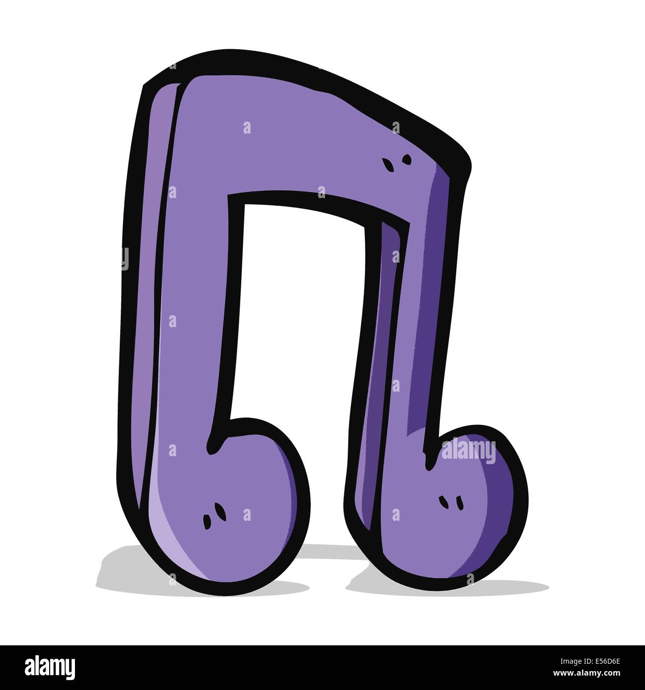 cartoon musical note Stock Vector Image & Art - Alamy