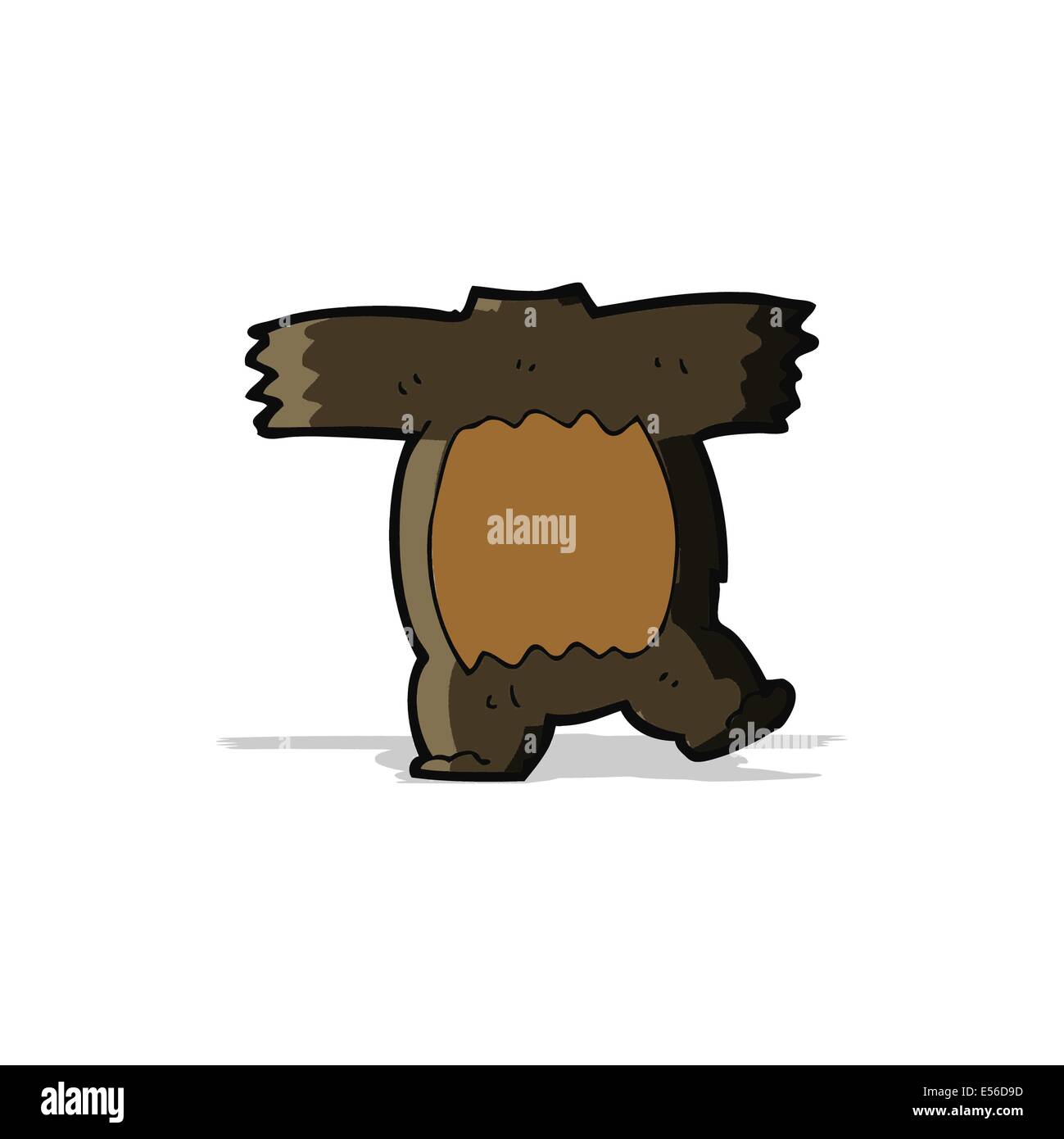 cartoon black bear body Stock Vector Image & Art - Alamy
