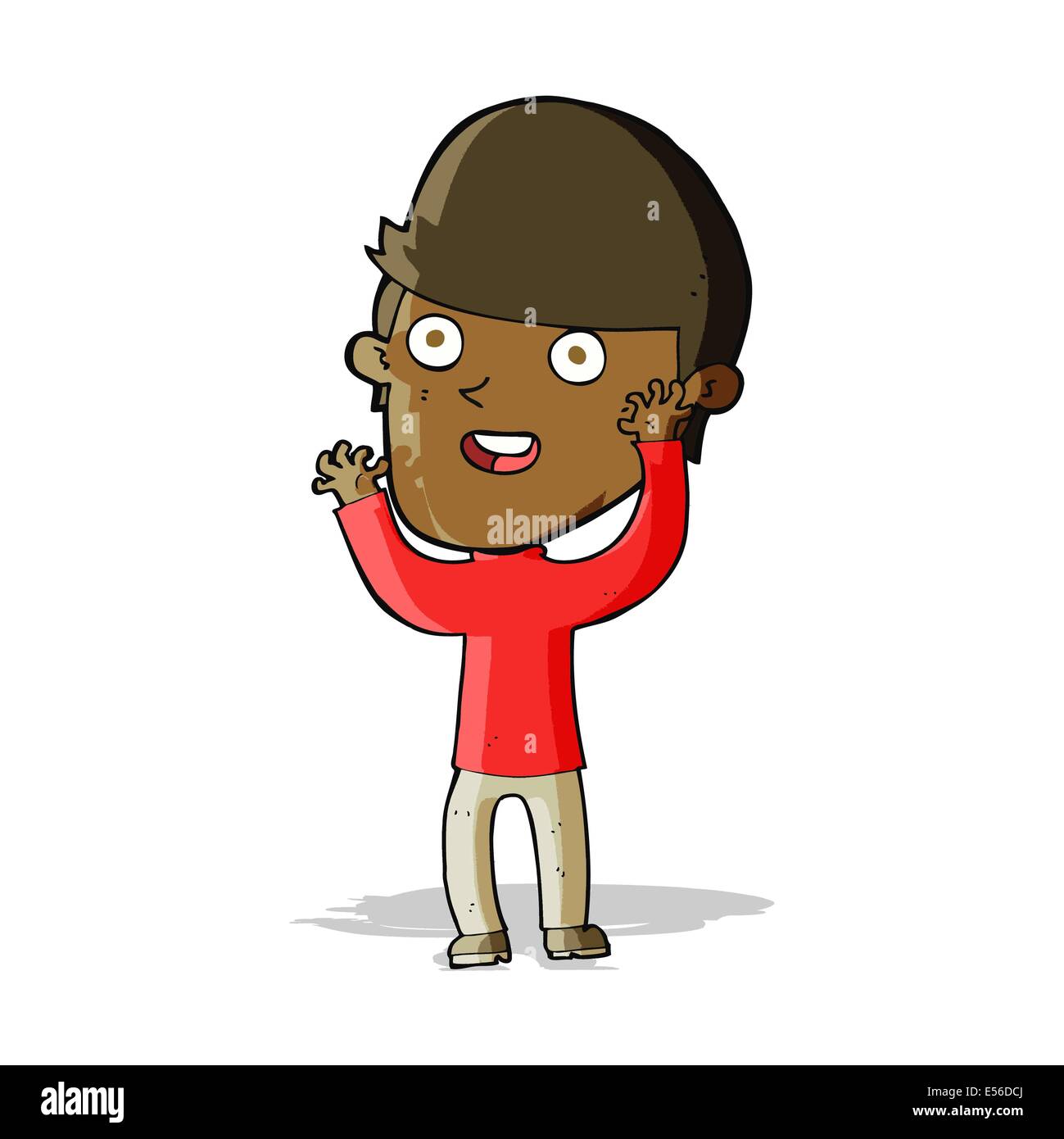 cartoon happy man Stock Vector Image & Art - Alamy