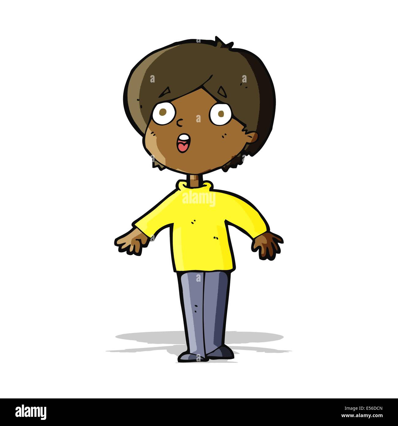 cartoon surprised man Stock Vector Image & Art - Alamy