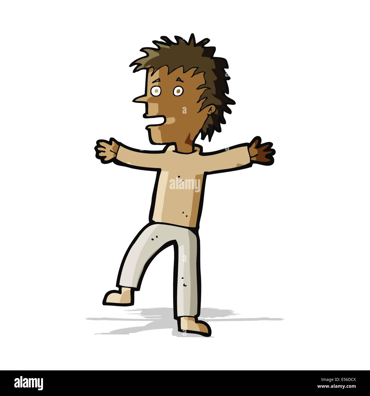 cartoon happy man Stock Vector Image & Art - Alamy