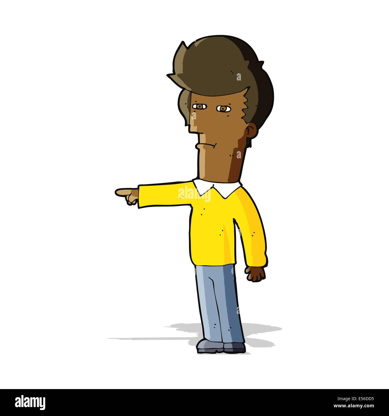 cartoon man blaming Stock Vector Image & Art - Alamy