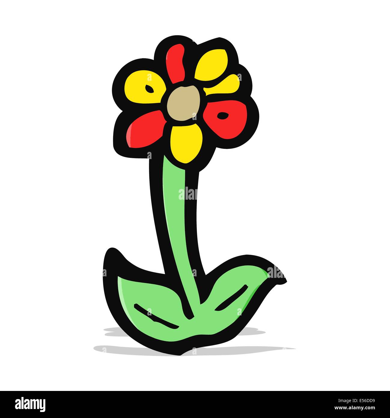 cartoon flower symbol Stock Vector Image & Art - Alamy