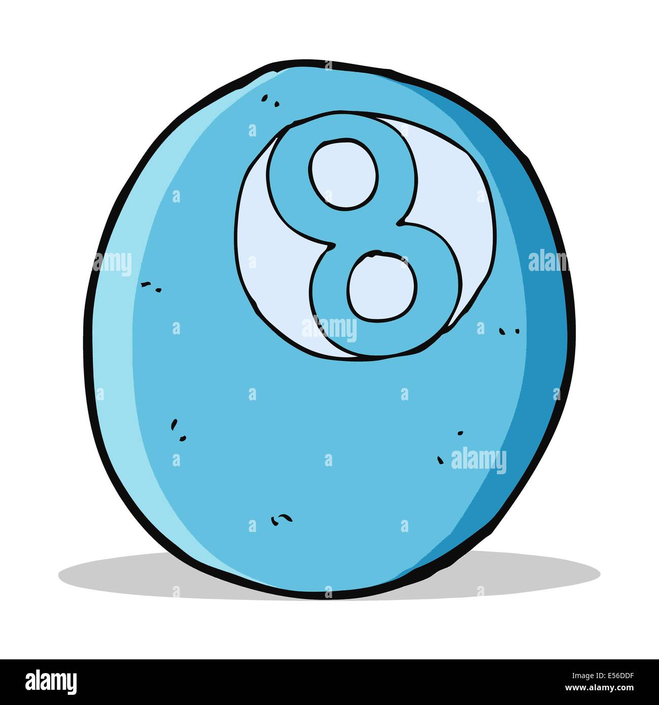 Cartoon eight ball Cut Out Stock Images & Pictures - Alamy