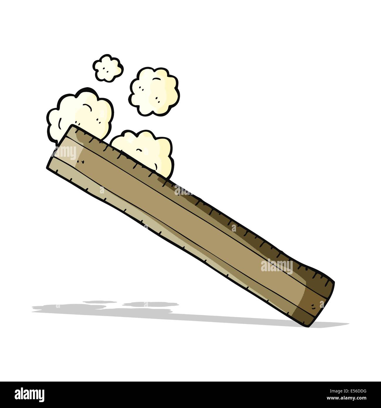 cartoon wooden ruler Stock Vector Image & Art - Alamy