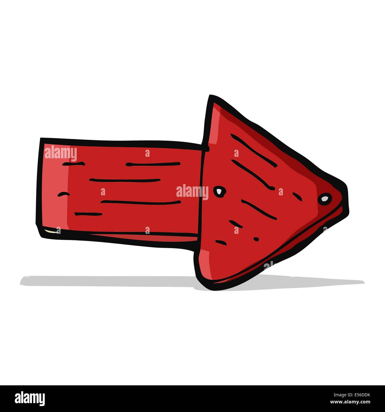 cartoon pointing arrow symbol Stock Vector Image & Art - Alamy