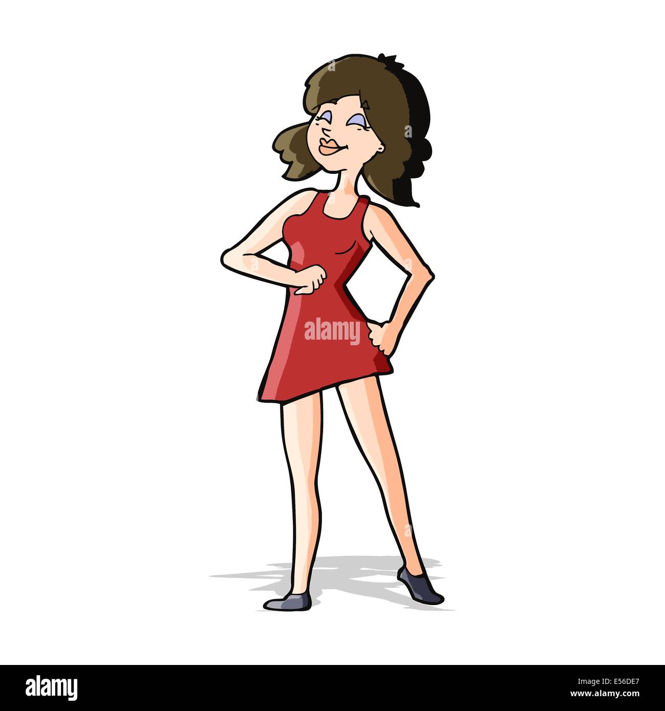 cartoon proud woman Stock Vector Image & Art - Alamy