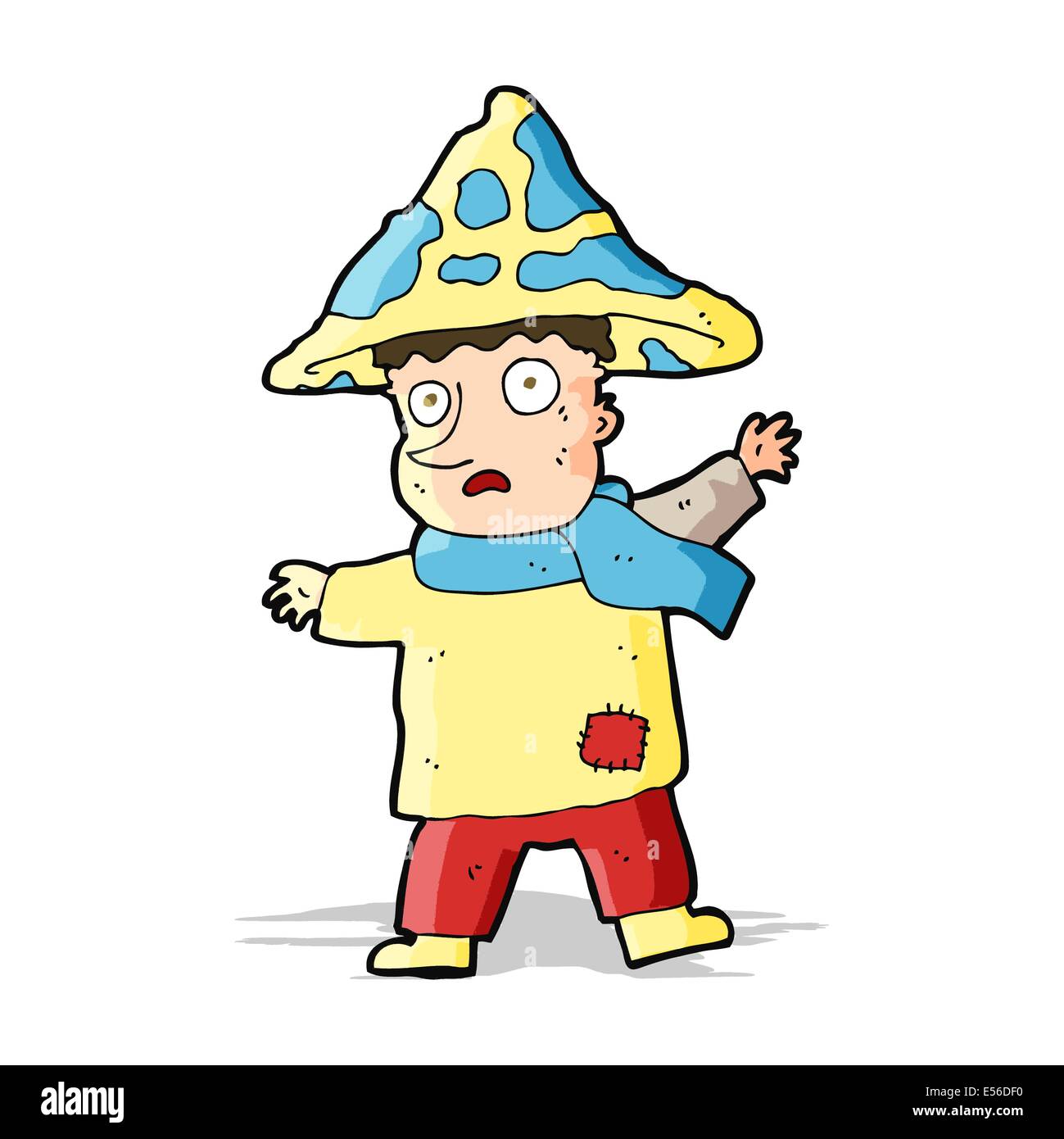 cartoon magical mushroom man Stock Vector Image & Art - Alamy