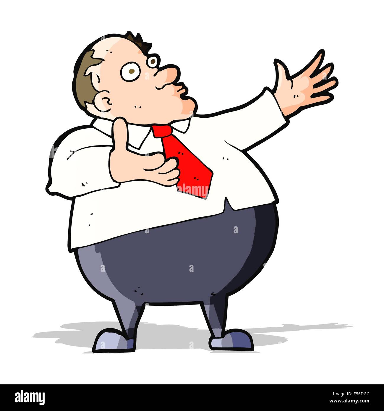 cartoon exasperated middle aged man Stock Vector Image & Art - Alamy