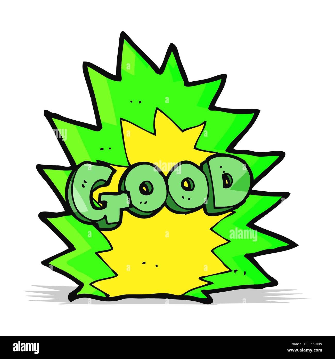 cartoon explosion good symbol Stock Vector Image & Art - Alamy