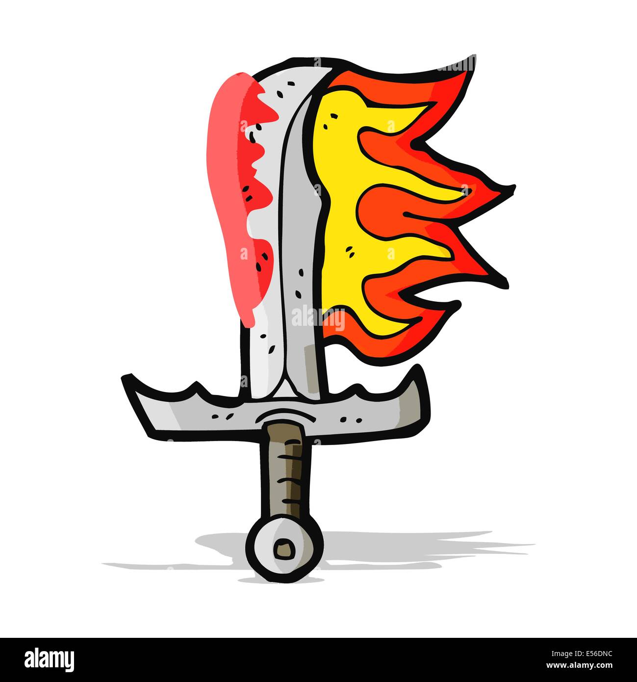 Cartoon bloody sword Stock Vector Images - Alamy