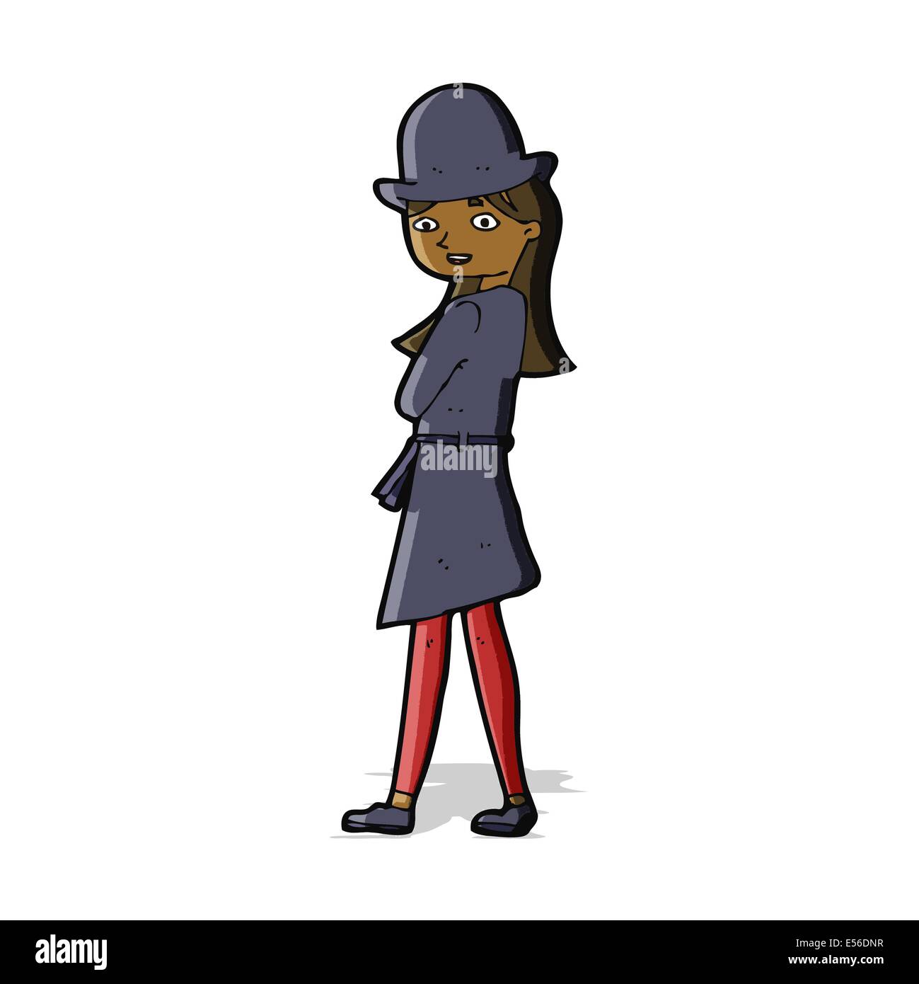 cartoon female spy Stock Vector Image & Art - Alamy