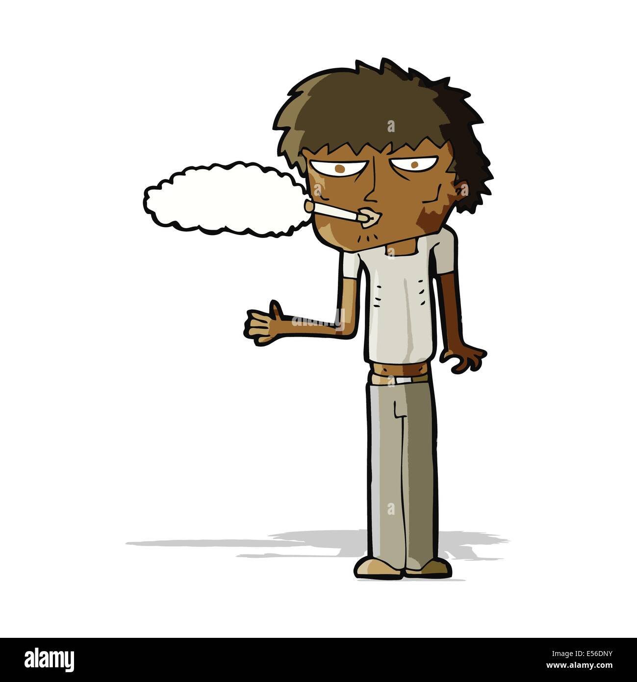 Woman smoker Stock Vector Images - Alamy