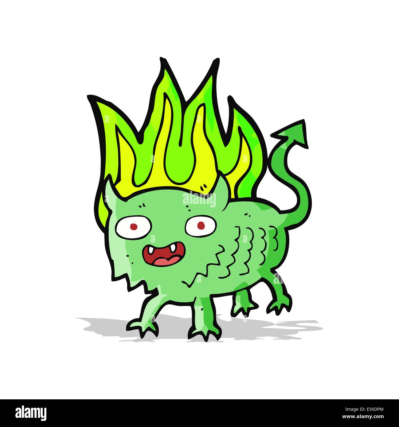 cartoon little demon Stock Vector Image & Art - Alamy