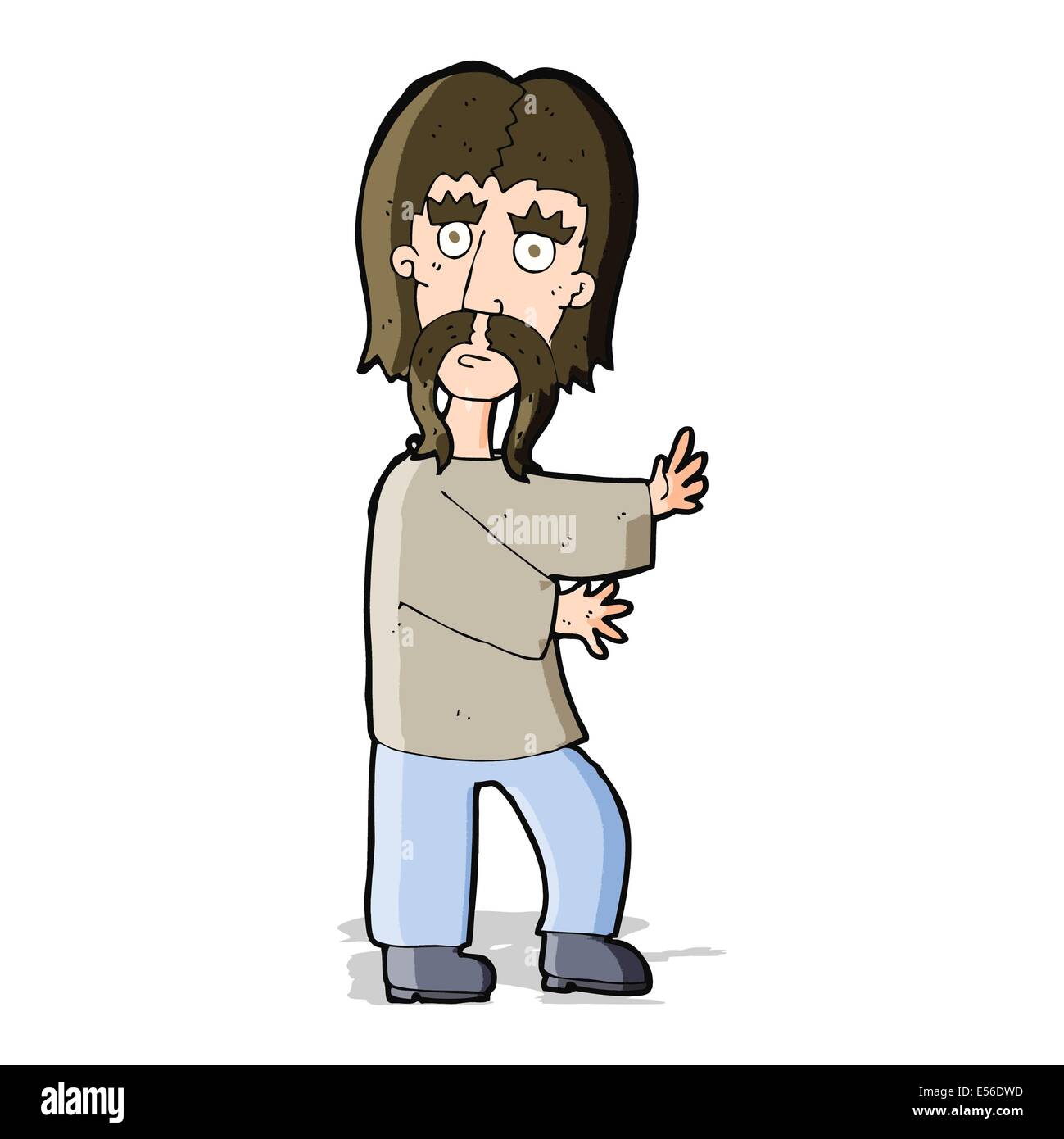 cartoon mustache man Stock Vector Image & Art - Alamy