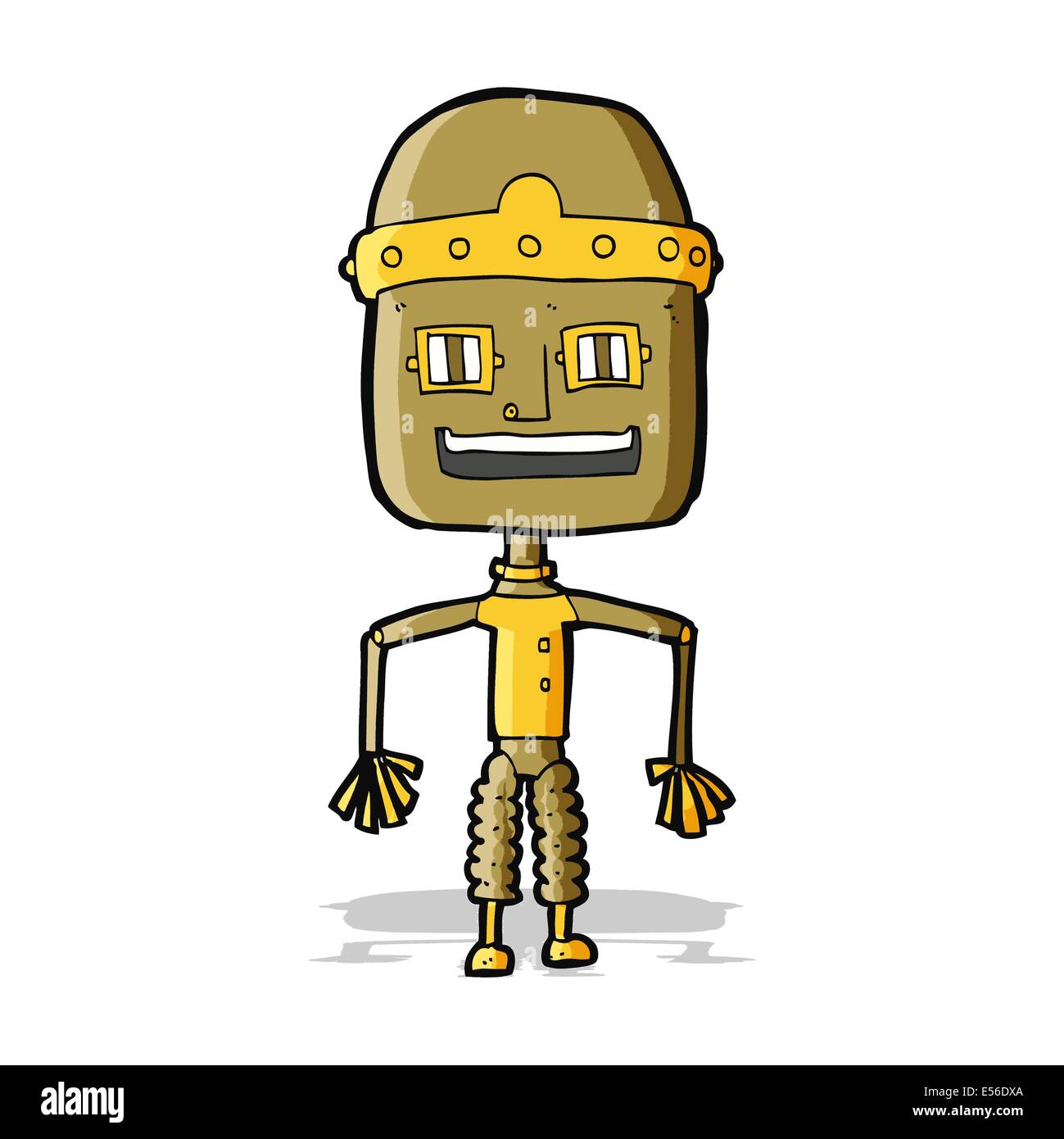 funny cartoon robot Stock Vector Image & Art - Alamy