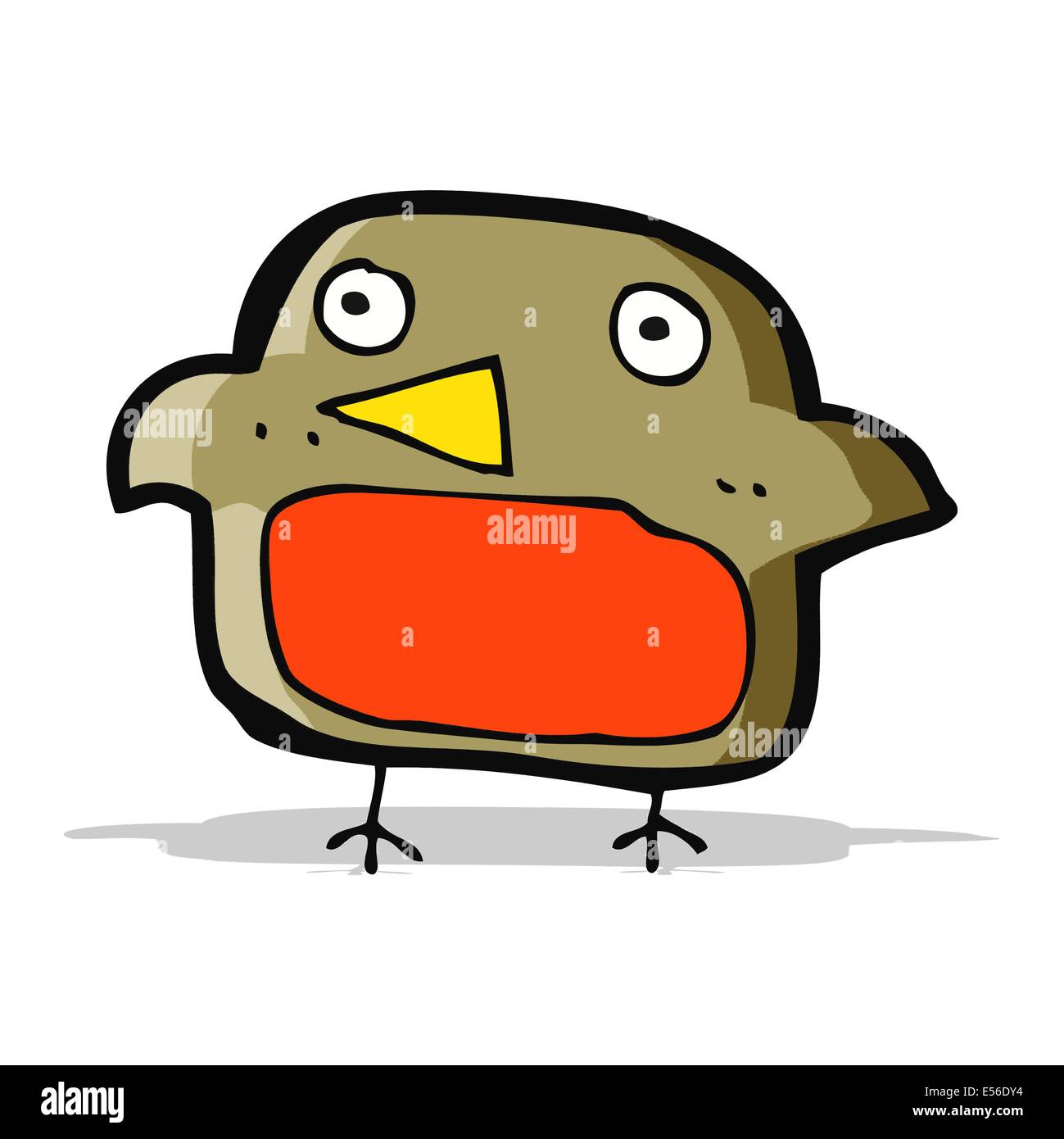 Robin bird hand drawing Stock Vector Images - Alamy