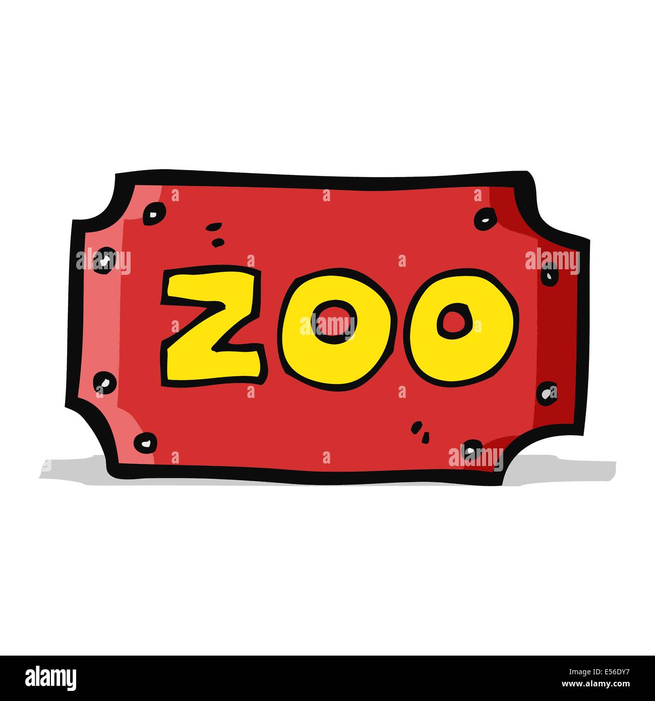 cartoon zoo sign Stock Vector Image & Art - Alamy