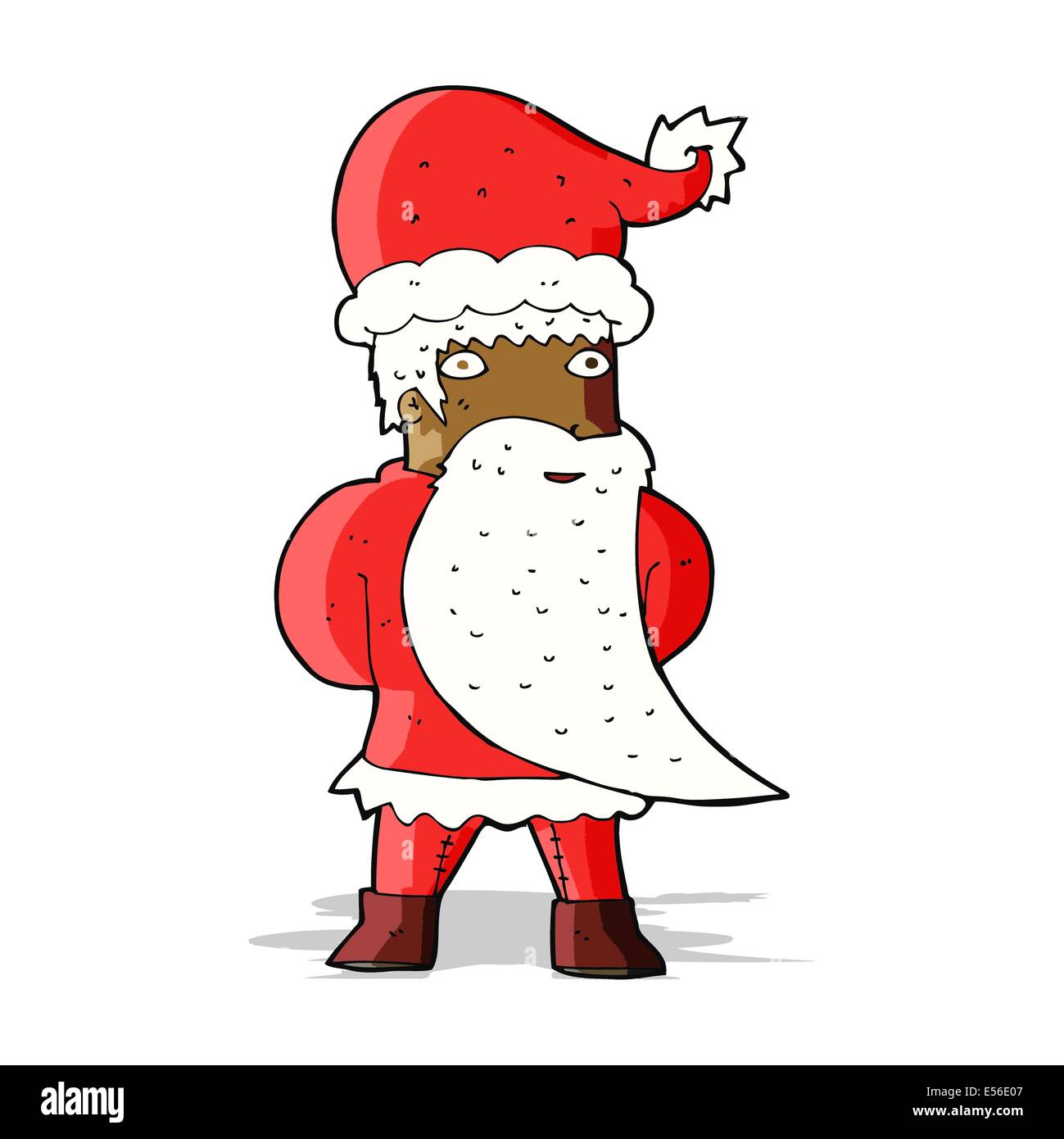 cartoon santa claus Stock Vector Image & Art - Alamy