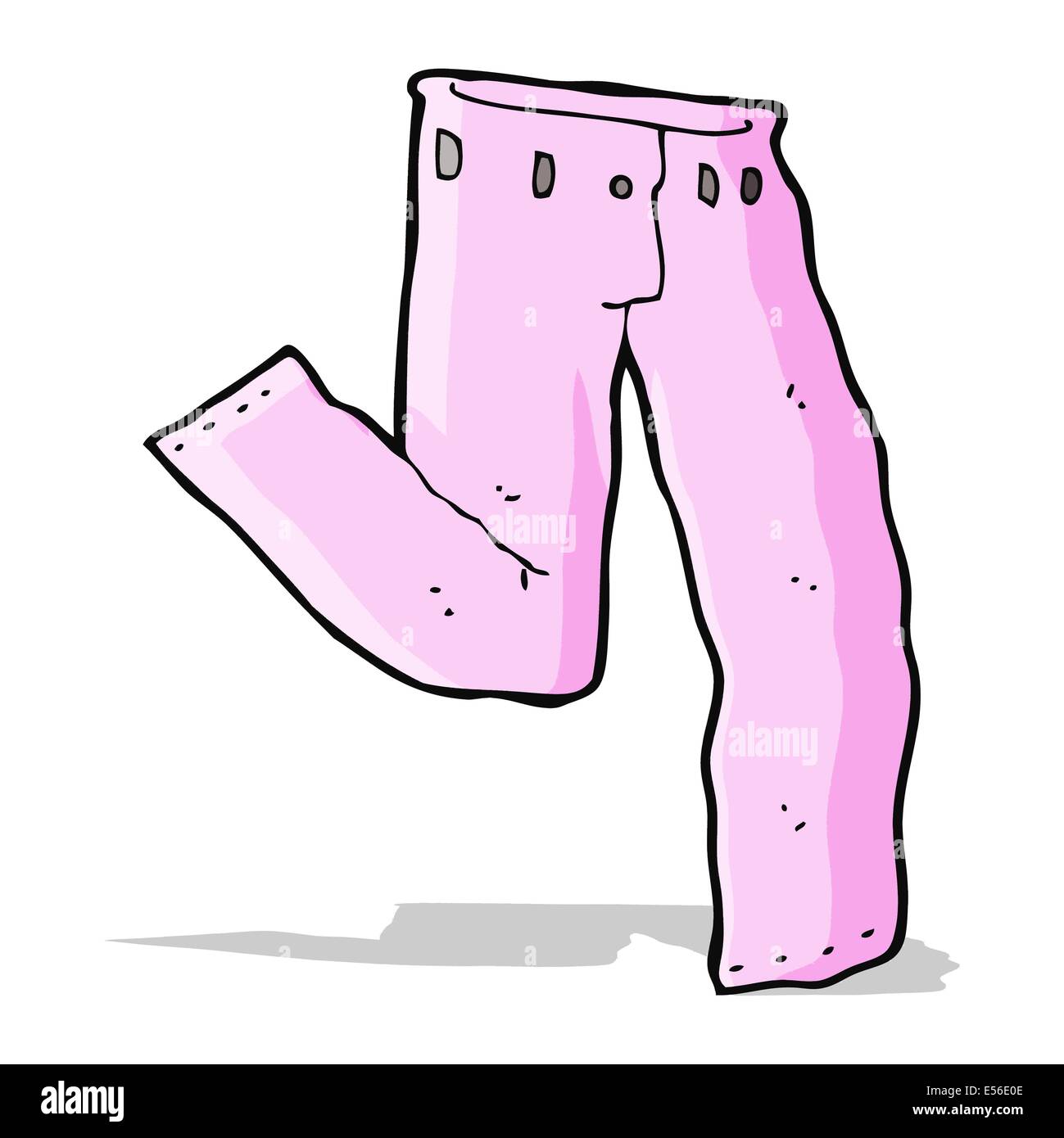 cartoon pair of pink pants Stock Vector Image & Art - Alamy
