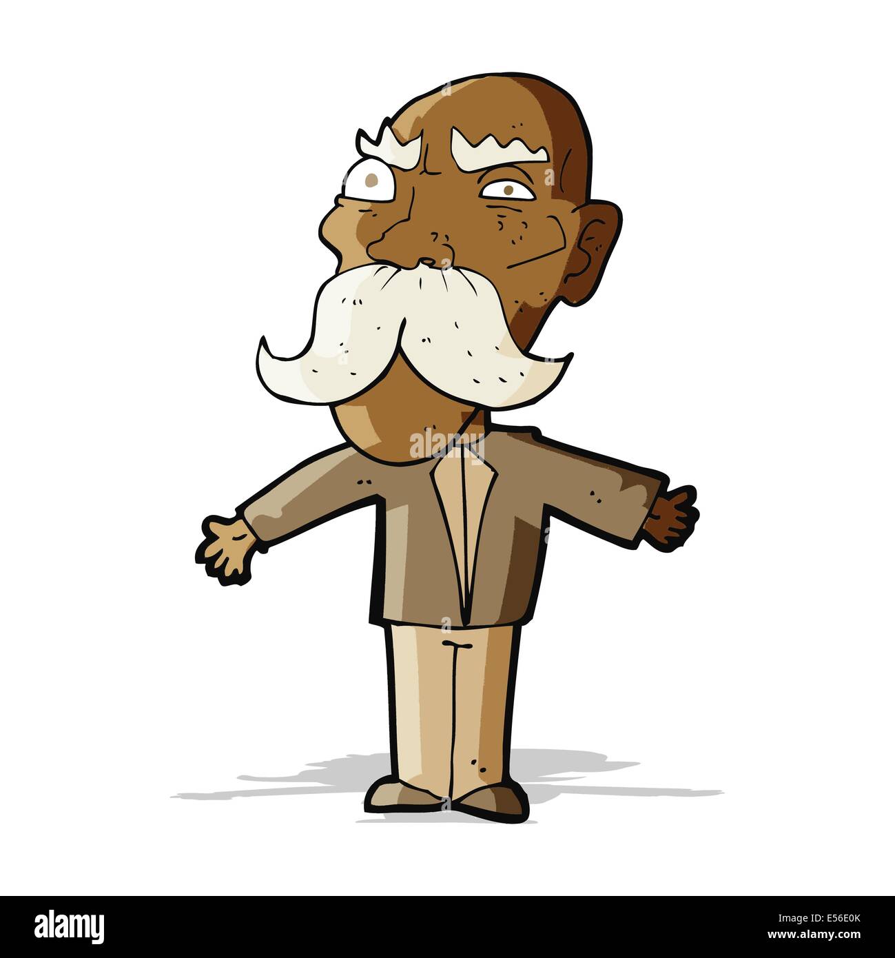 cartoon angry old man Stock Vector Image & Art - Alamy