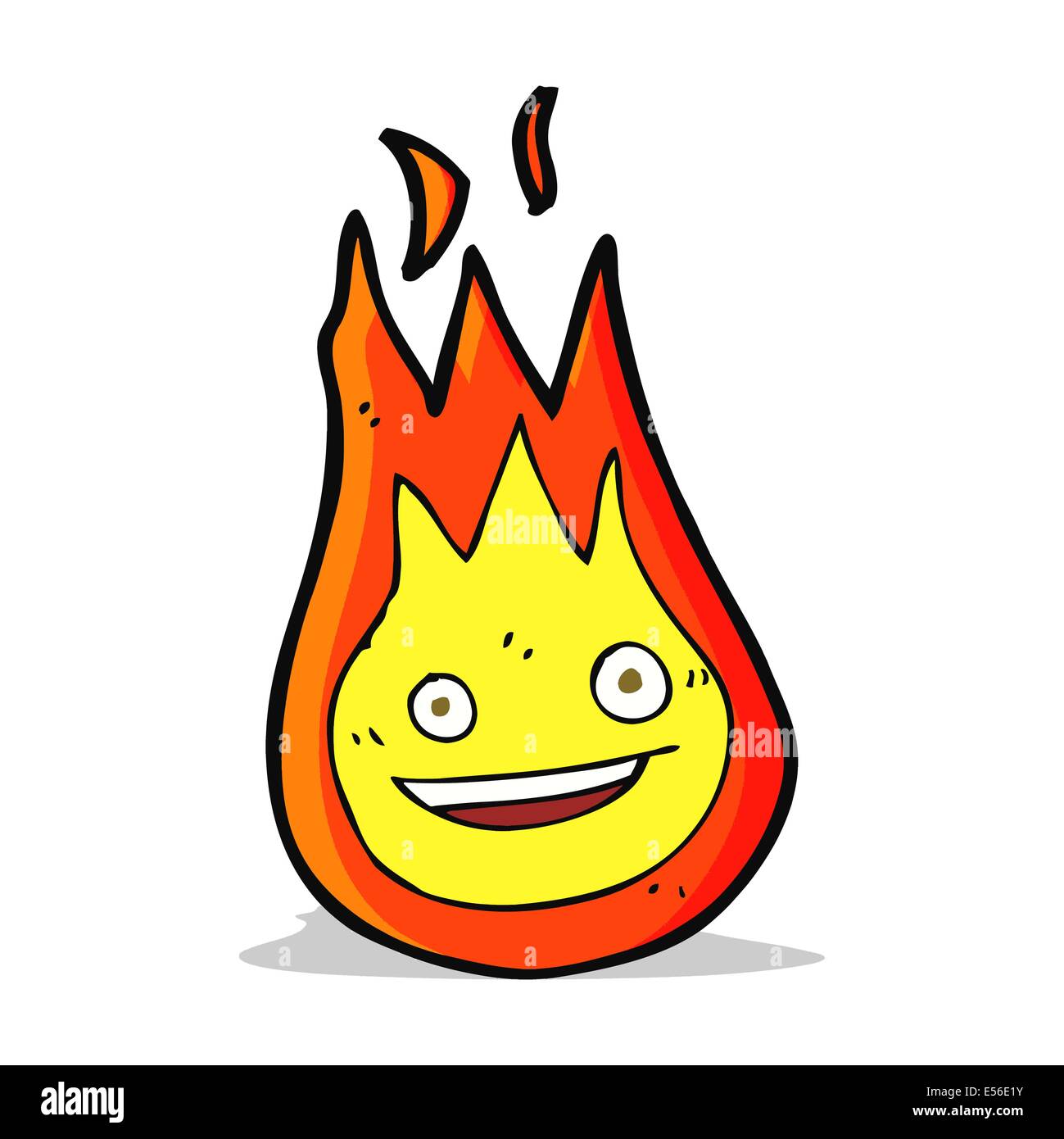 cartoon friendly fireball Stock Vector Image & Art - Alamy