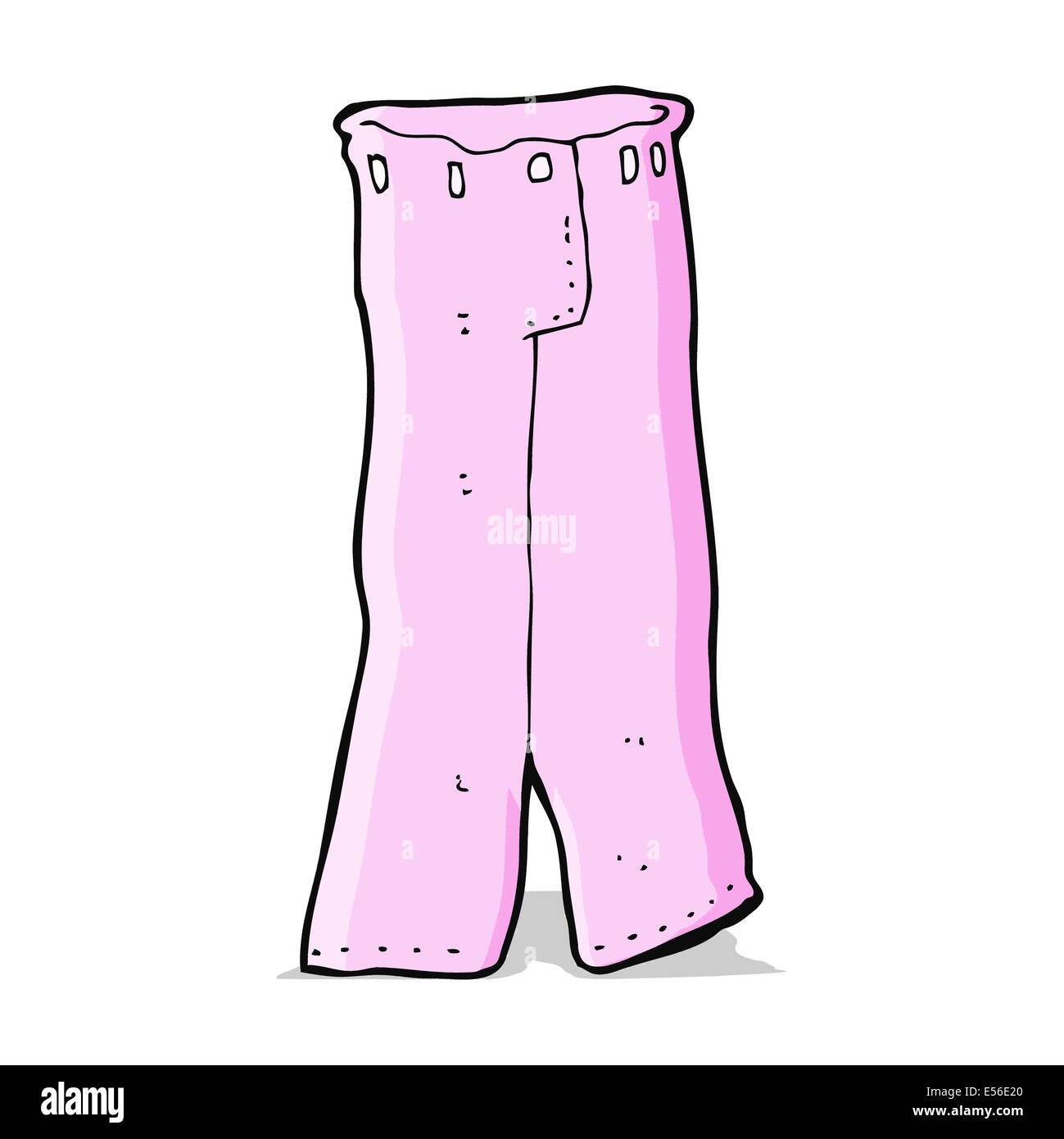 cartoon pair of pink pants Stock Vector Image & Art - Alamy