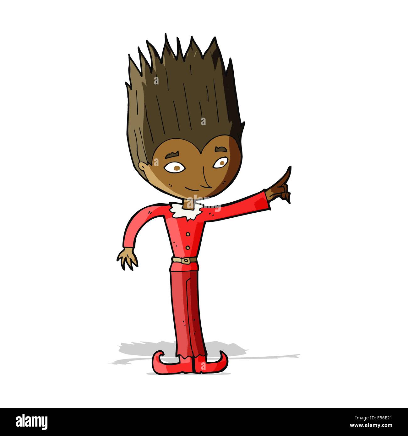 cartoon magic christmas elf Stock Vector Image & Art - Alamy