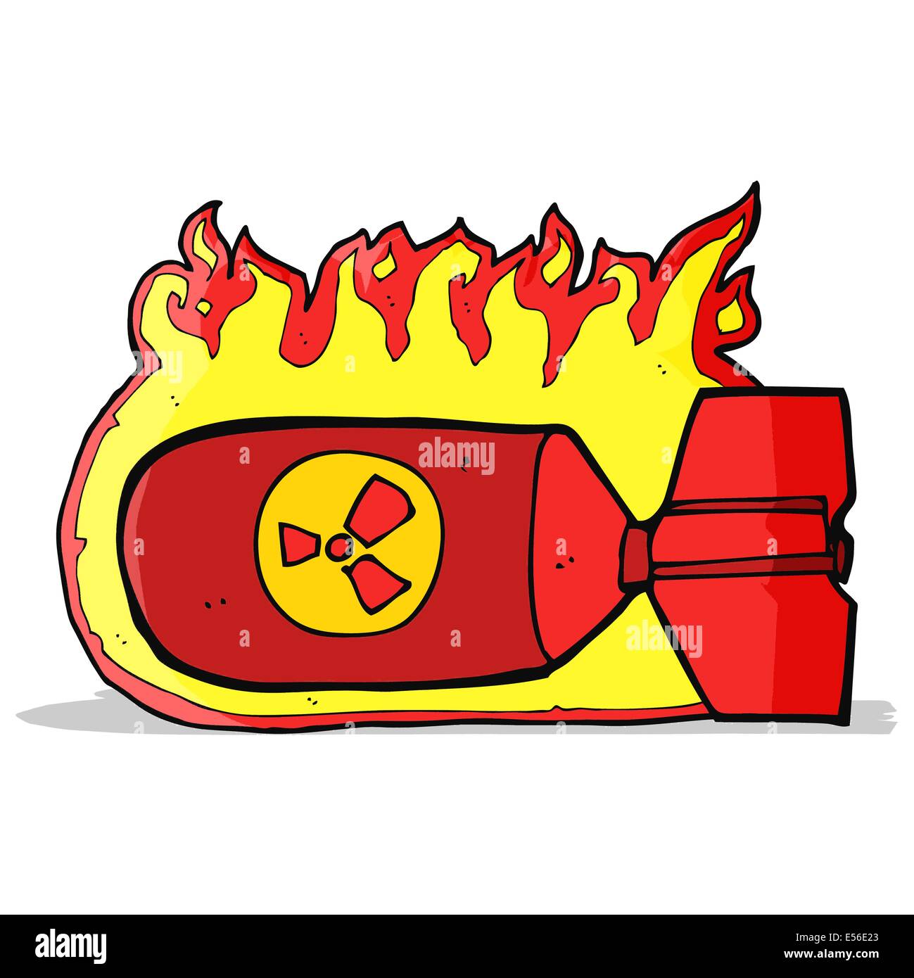 cartoon nuclear bomb Stock Vector Image & Art - Alamy