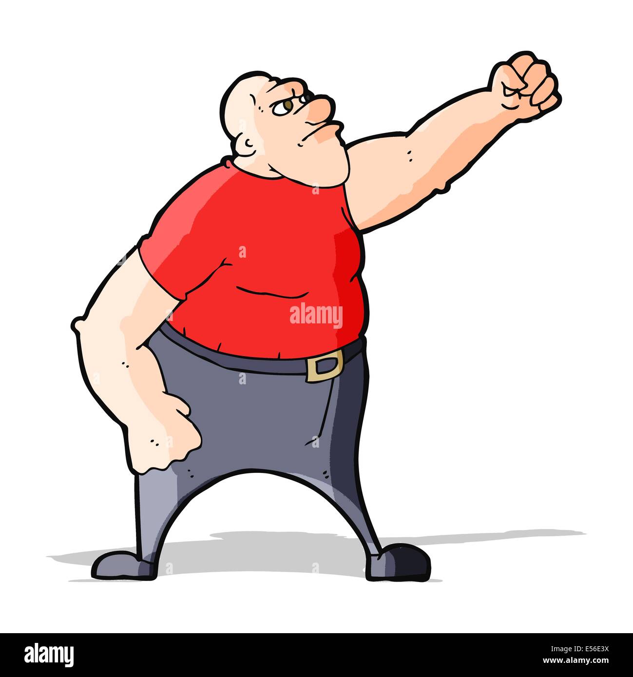 The brute man Stock Vector Images - Alamy