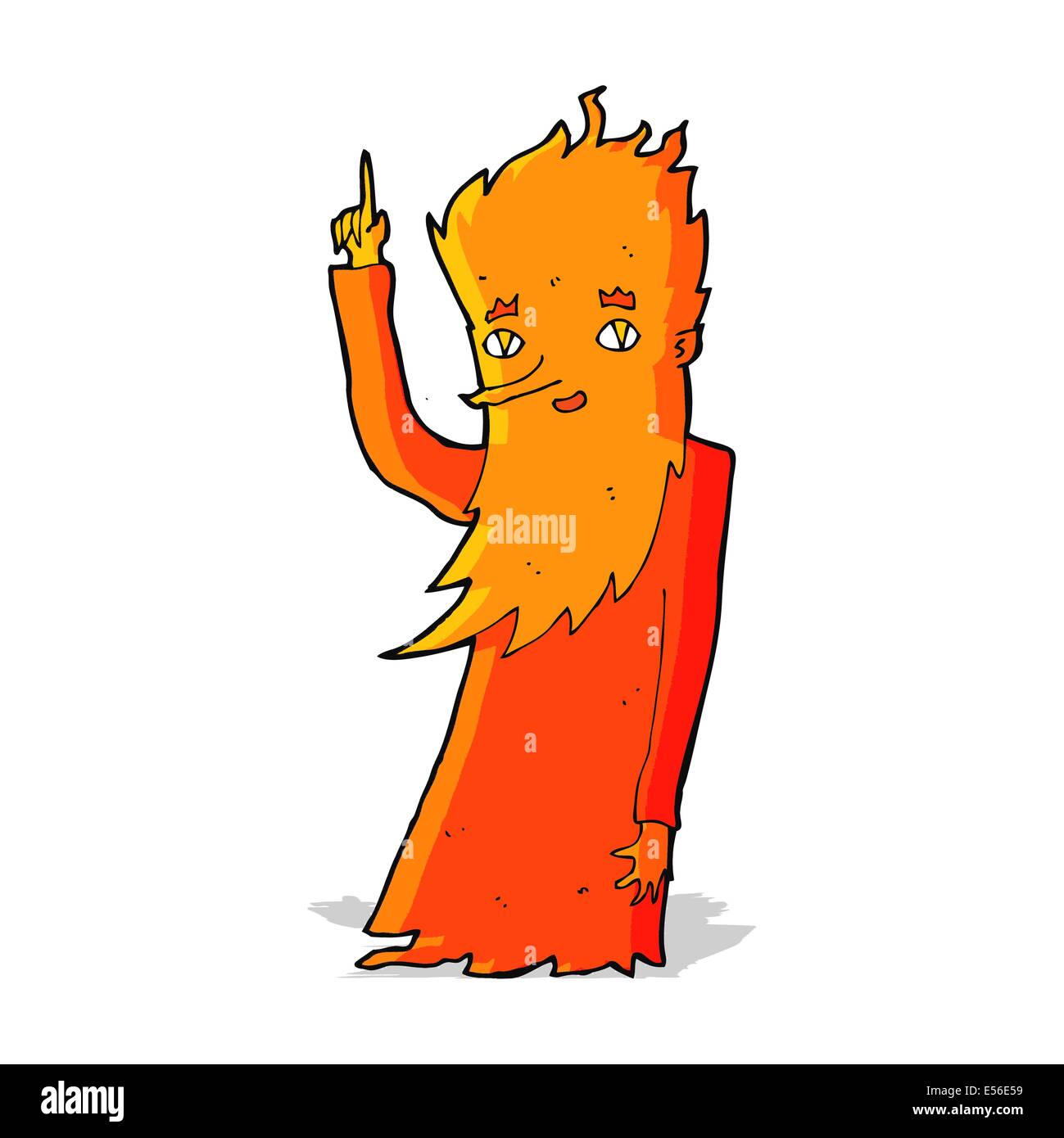 cartoon fire spirit Stock Vector Image & Art - Alamy