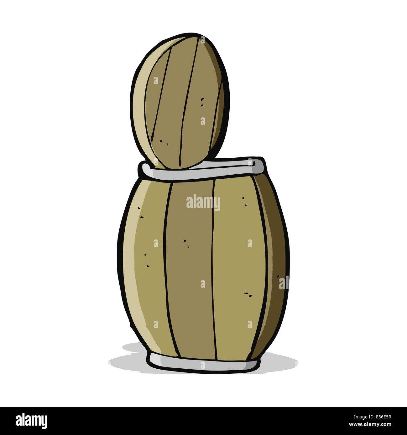 cartoon beer barrel Stock Vector Image & Art - Alamy
